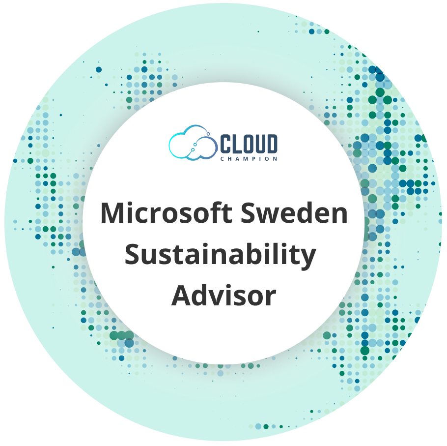 Microsoft Sustainability Advisor – Sweden Cloud Champion